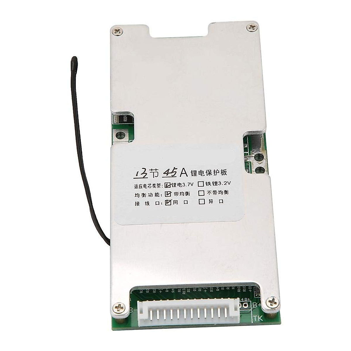 Battery Board, 13S 45A Lithium Cell Battery PCB Board with Balance Function