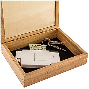 MarqArt Wood Art Celtic Box - Handmade USA - Unmatched Quality - Unique, No Two are the Same - Original Work of Wood Art. A Celtic Gift, Ring, Trinket or Wood Jewelry Box (#2852 Celtic Knot 6x8x2)