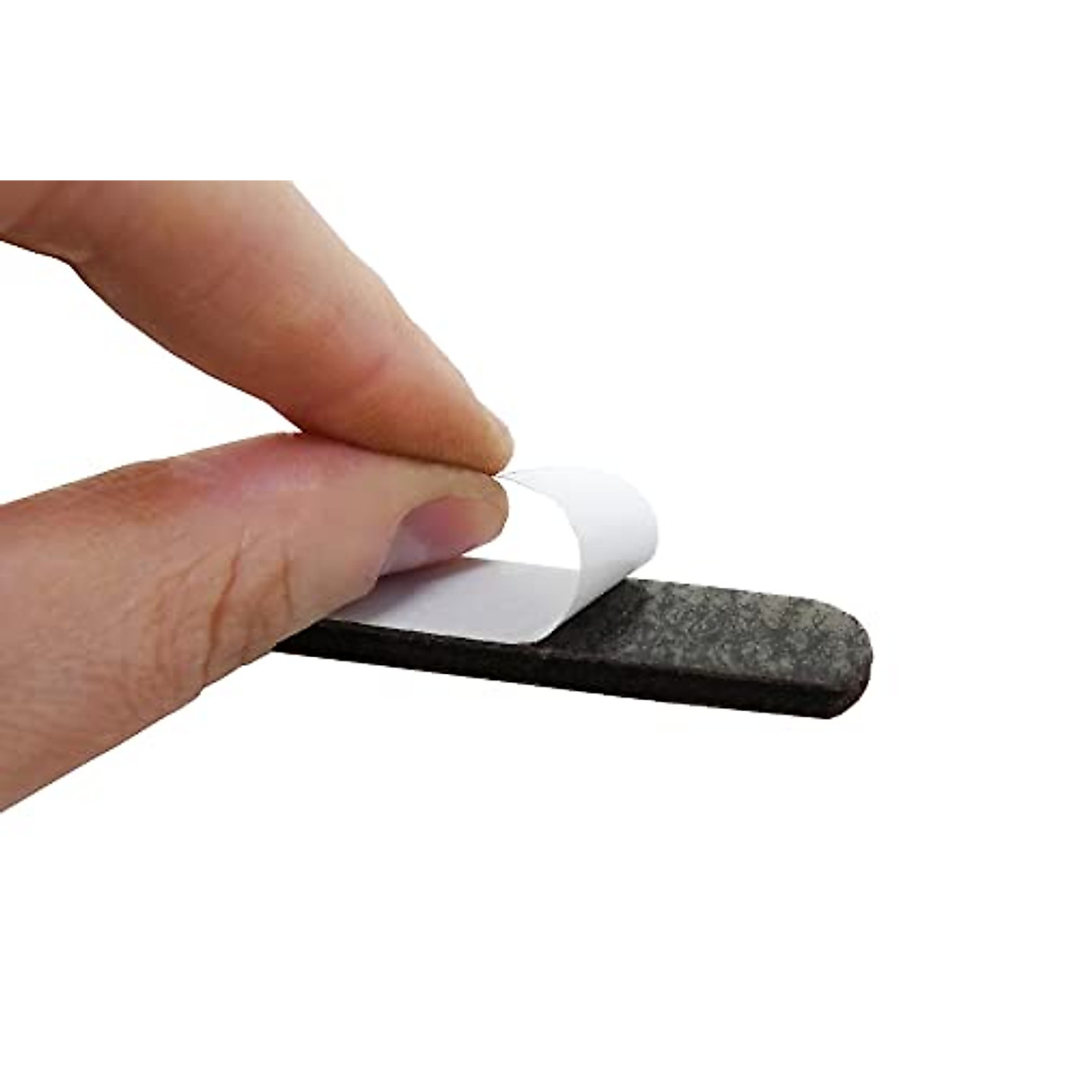 Shepherd Hardware 9865 1/2-Inch x 2-5/8-Inch Heavy Duty Self-Adhesive Felt Furniture Strips, 16-Pack, Brown