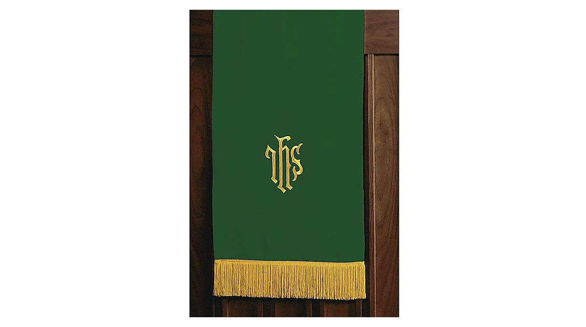 Murphy Robes Reversible Pulpit Scarf | Green & Purple Religious Banner