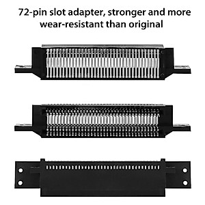 SUNJOYCO NES Cartridge Slot, 72 Pin NES Connector for NES 8 Bit Entertainment System Nintendo Console Games Repair Part