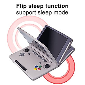 Powkiddy X18S Handheld Game Console, 5.5 Inch IPS HD Screen 4G+64G Retro Arcade Portable Emulator Video Gaming Console for Kids Adults, WiFi Android 11 System
