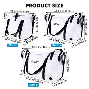 Goture Insulated Fish Cooler Bag, Monster Leakproof Fish Kill Bag, Portable Large Fishing Cooler Bag for Outdoor Travel with Drain Plug, Keep Ice Cold All day Long （58.3x11.8x23.6in）