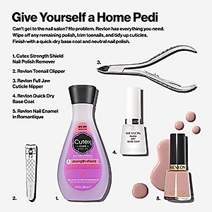 Nail Clipper by Revlon, Nail Care Tools, Curved Blade & Foldaway Nail File for Trimming & Grooming, Easy to Use (Pack of 1)