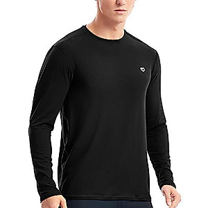Base Layer Men Long Sleeve Shirt(Black,L)