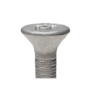 1/4" x 3-3/4" 410 Stainless Steel Flat Phillips Tapcon