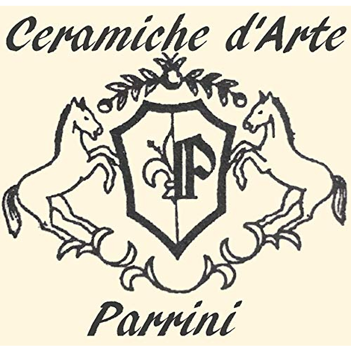 CERAMICHE D'ARTE PARRINI - Italian Ceramic Serving Appetizer Tray Baguette Decorated Grape Hand Painted Made in ITALY Tuscan