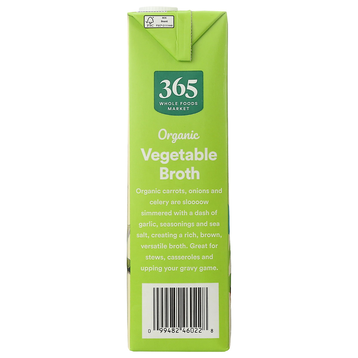 365 by Whole Foods Market, Organic Vegetable Broth, 32 Fl Oz