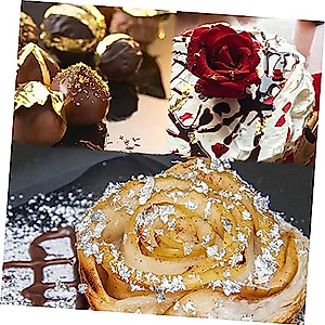 Hemoton 3 Gold Foil Nail Glitter Sequins Foil Nail Chip Glitter Gold Flake Sheets Girls Suit Glitter Set Flakes for Nails Decorative Foil Paper Baking Foil Paper Nail Flakes Blade