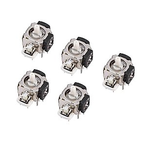FOSA 5 Pcs Xbox 360 Analog Stick 3D Joystick/Thumbstick Sensor Rocker Axis Module Replacement for Xbox 360 Controller Gamepad Replacement [video game]