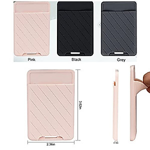 IMeetit Magnetic Card Wallet Holder with MagSafe- Slim Clip on The Back of The Phone, Compatible with iPhone 14 Pro Max/14 Pro/14/13 Pro Max/13 Pro/13/12 Pro Max/12 Pro/12 Magnetic wallet for iphone