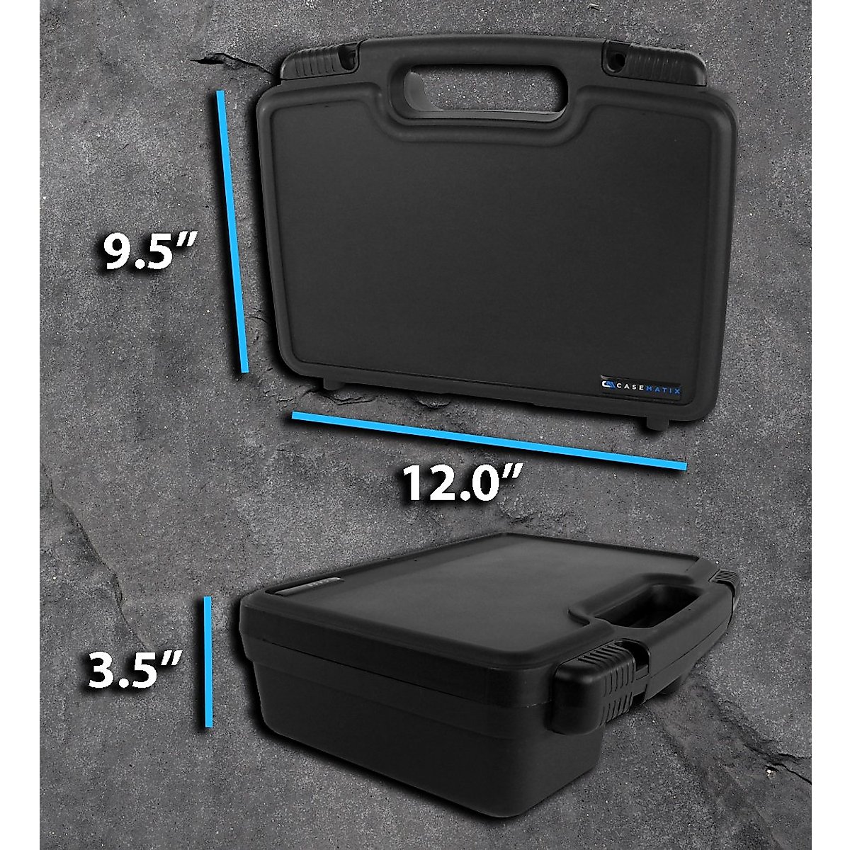 CASEMATIX Customizable Recorder Hard Case Compatible with Tascam DP-008EX, MiNiSTUDIO Creator US-42B USB Audio Interface, US-42, DP-006 Digital Pocket Studio Multi Track Recorders - Case Only