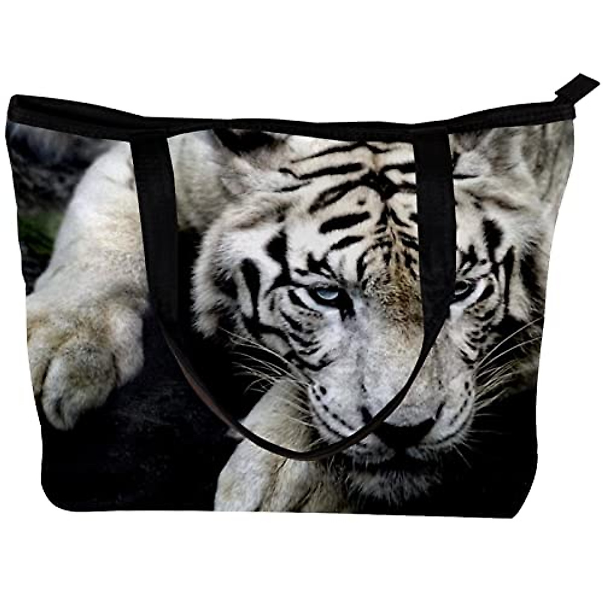 Tote Bag Women Satchel Bag Handbag Stylish Tote Handbag for Women Hobo Bag Fashion Crossbody Bag, Animal White Tiger