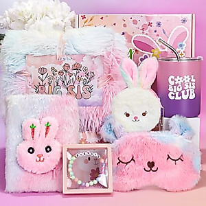 pengtai Big Sister Gifts for Girls,Promoted to Big Sister,Big Sister Gift,New Big Sister Tumbler Throw Fur Blanket Gifts Set