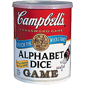 TDC Games Campbell's Alphabet Dice Game, Great for Party Favors, Travel Games, Family Games, Camping Games, Games for Family Game Night, Yard Games for Adults and Family