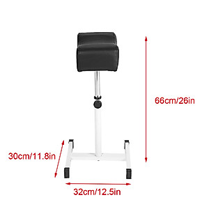 adjust Pedicure Nail Footrest Height Adjustment Metal and High Grade Synthetic Leather Manicure Foot Rest Desk Salon Spa Equipment (66 x 32 x 29cm), Footrest Nail Footrest Pedicure Footrest M