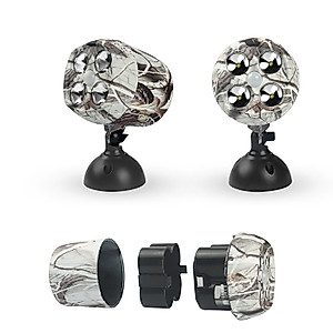 TRAIL WATCHER Deer Feeder Light Hog Hunting Green Light Spotlight PIR Motion Sensor 120°Angle IP65 Waterproof Outdoor Animal Game Feeder Cage (F1)