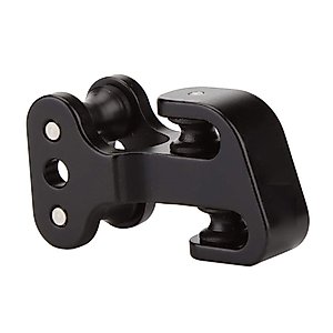 E-Arc Archery Cable Slide, Compound Bow Cable Slide Bow String Separator Protector Aluminium Alloy Archery Compound Bow String Splitter Roller Glide (Black) (Black)