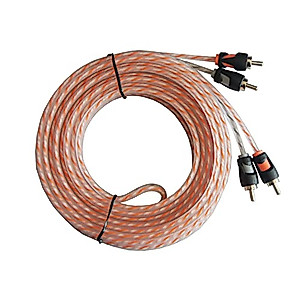 ROCKDIRECT True 4 Gauge Car Audio Cable Amp Wiring Kit - 2 Channel CCA Power Cable Amplifier Install Wiring Kit