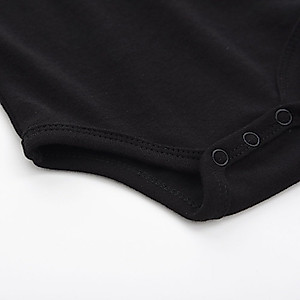 Enfants Chéris Baby Plain Black Bodysuit 6 Months