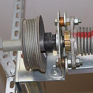 Prime-Line GD 12234 Steel Right-Hand Garage Door Torsion Spring, 0.250 In. x 2 In. x 32 In., Black with Green Painted End (Single Pack)