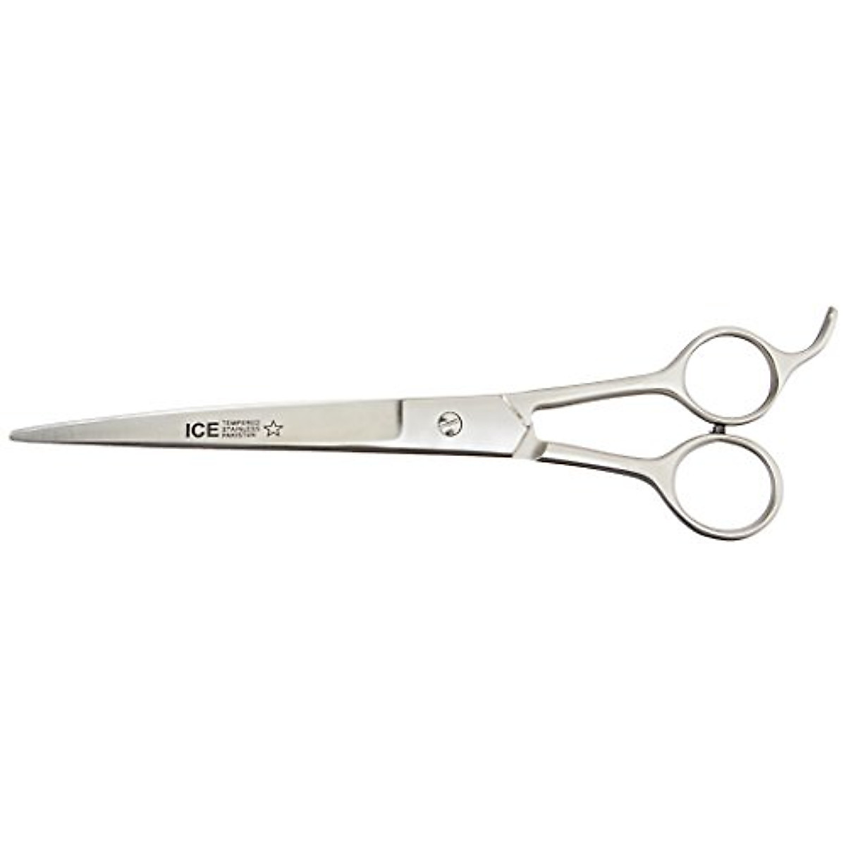 Tamsco Barber Shear 9-Inch Curved Blade Stainless Steel Ice Tempered Beveled Edge Curved