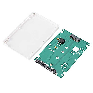 Entatial Riser, Durable Solid State Drive Adapter, 3.94 * 2.76 * 0.28Inch Stable for Desktop Computer(White)
