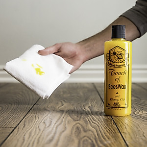 Touch of Beeswax Wood Furniture Polish and Conditioner with Orange Oil. Feeds, Waxes and Preserves Wood Beautifully (64 oz)