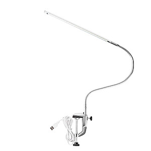 ANGGREK LED Desk Lamp, Adjustable Clip Table Lamps USB for Manicure Tattoo Reading Tattoo Eye-Caring Clamp On Lights for Desk Bed Headboard Computer Piano