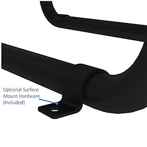 Norwood Commercial Furniture Open Air Series Heavy Duty Portable Outdoor Bench with Back,Surface Mount, 8 Feet, Green