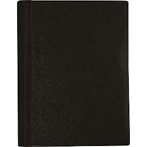 Office Depot® Brand Stellar Notebook With Spine Cover, 6" x 9-1/2", 3 Subject, College Ruled, 120 Sheets, Black