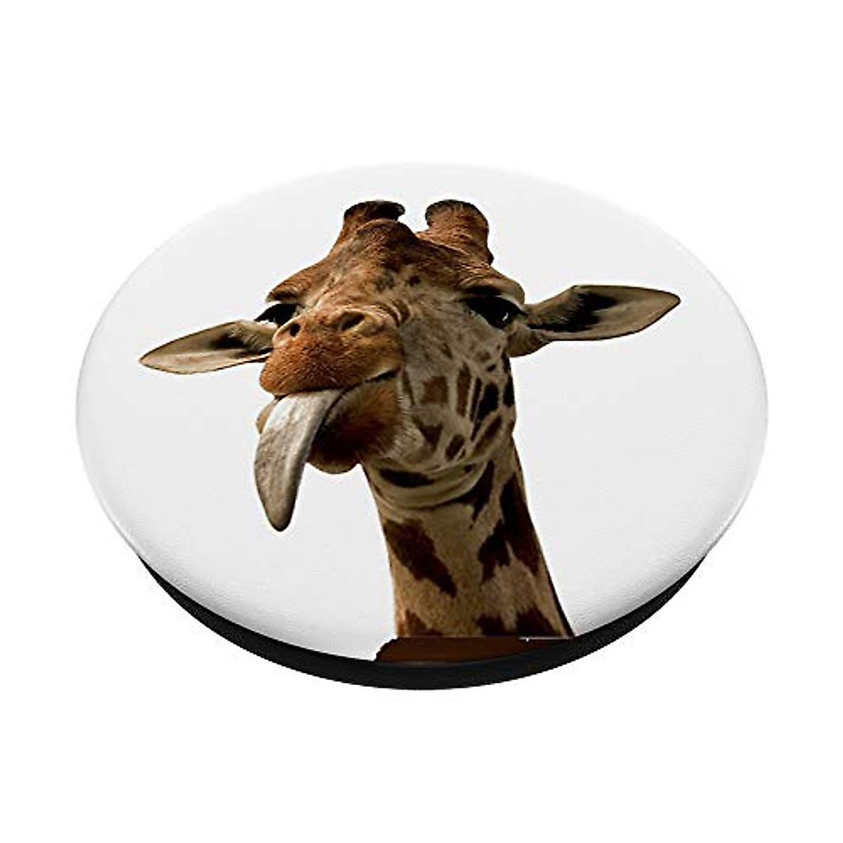 Giraffe Tongue! PopSockets PopGrip: Swappable Grip for Phones & Tablets