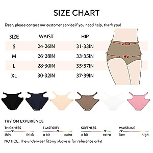 Starmiss Cotton Underwear for Women Sexy Bikini Panties Low Rise Hipster Breathable Soft Bikini Underwear, 5 Pack, S-XL (mix2,M)