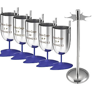 Viscosity Cup No. 1 to No. 5 Zahn Cup, Viscometer Dip Type 44ml Viscosity Cup Kit w/Bracket for Paint Sprayer, Stainless Steel Flow Cup for Oil Paint Finishes Honey Sauce