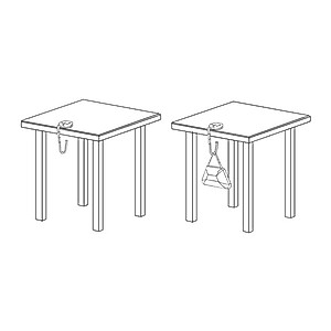 Grtdrm Multiple Hearts Style Premium Foldable Handbag Bag Purse Hanger Table Hook Holder (Purple)