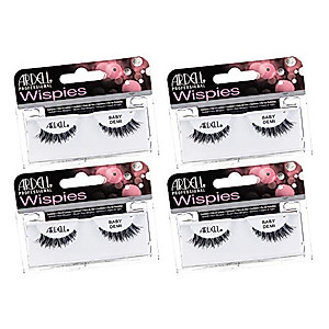Ardell False Eyelashes Baby Demi Wispies Black (4 Pack)