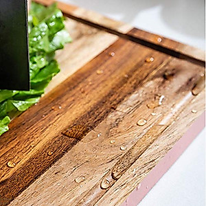 GULRUH Wood Cutting Boards for Kitchen, Wood Cutting Board Eco Natural Solid Wood Japan Style Rectangle Kitchen Chopping Blocks