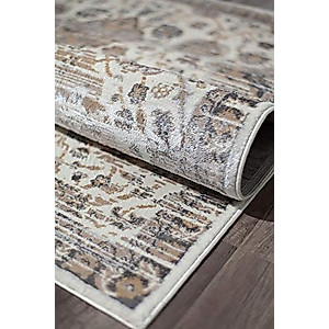 Rugs America Leopold LX50A Sugar Cookie Area Rug, 7'0" x 9'0"