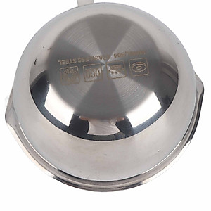 Butter Warmer Pot, Milk Warmer Pot, Stainless Steel Mini Butter Hot Pot, for Heating Milk Butter Cheese Chocolate(300ML)