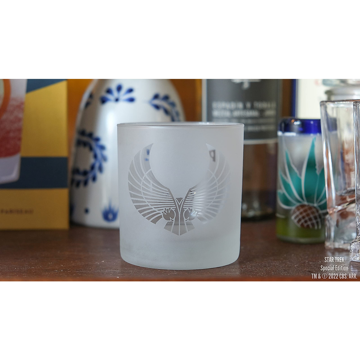 STAR TREK Personalized Alien Race Whiskey Glass - Officially Licensed, Premium Quality, Handcrafted Glassware, 11 oz. Rocks Glass - Perfect Collectible Gift for Series Lovers & Special Occasions