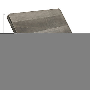 MyGift Vintage Gray Wood Folding Cookbook Stand - Reading Book Recipe Binder Tablet Laptop Holder