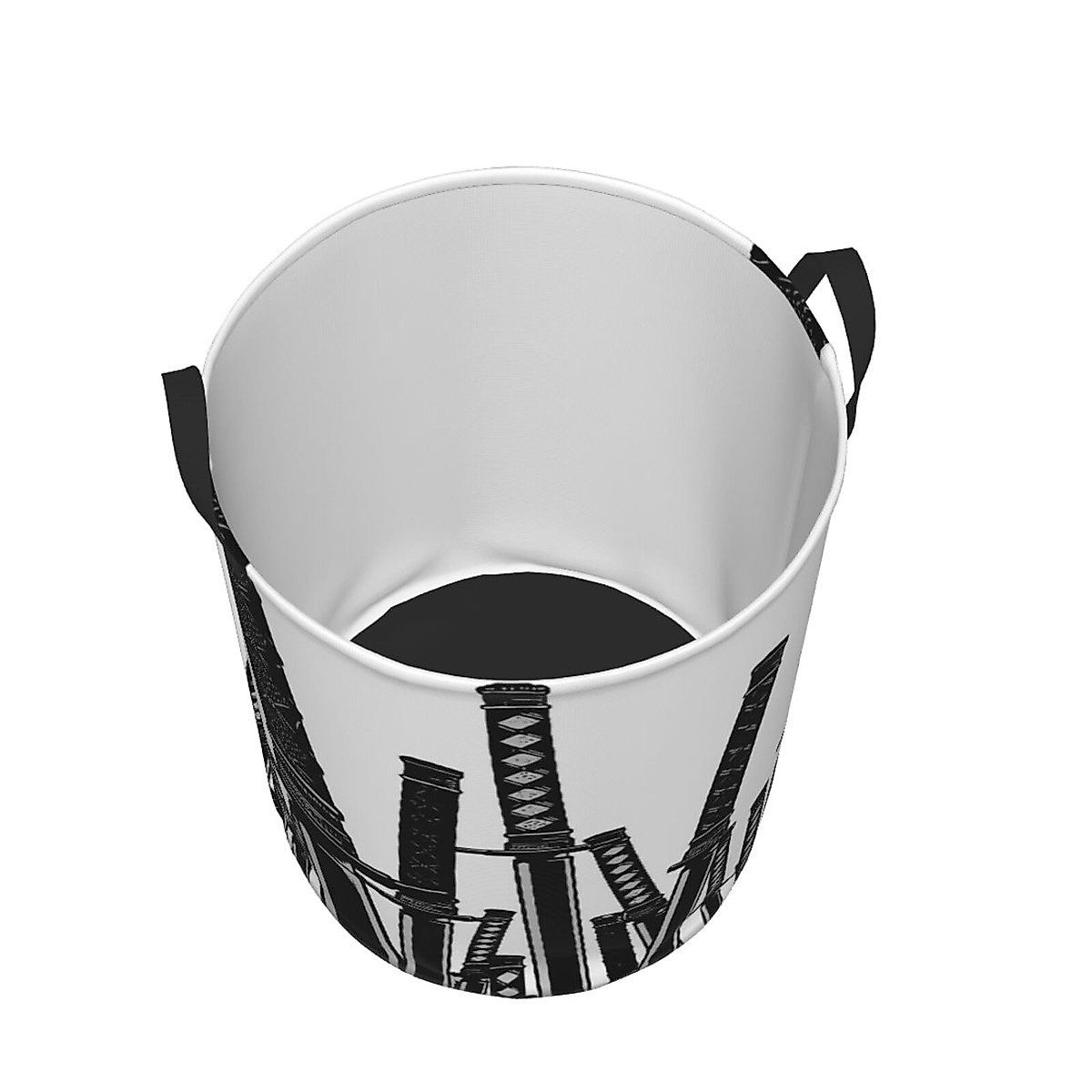 Laundry Basket Katanas In Anime Laundry Hamper Basket Durable Oxford Fabric Waterproof Portable With Handle For Family/Bathroom/Bedroom Dirty Storage Clothes Basket