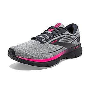 Brooks Women’s Trace 2 Neutral Running Shoe - Oyster/Ebony/Pink - 8.5 Medium