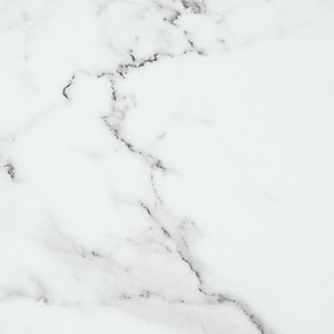 KEVINSPACE Dining Table, 51 Inch Modern Kitchen Table with White Imitation Marble Craft Glass Table Top and Silver Metal Legs, Modern Dining Table for Living Room, Dining Room, Home and Office, White