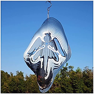 DJUAN Angel Wind Spinners for Yard and Garden Decor Angel Gifts for Women Wind Spinner Outdoor Metal Large Angels Figurines Hanging Wind Spinners Kinetic Art Lawn Ornaments