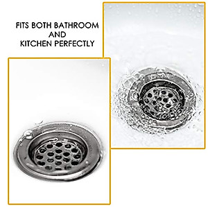 Dog Hair Catcher, Sink Strainer, Drain Protector 2.5", Hair Catcher Drain Small Drain Cover (Pack of 3)