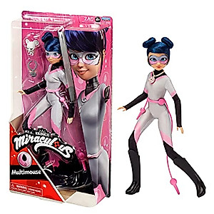 Miraculous Ladybug and Cat Noir Toys Multimouse Fashion Doll | Articulated 26 cm Multimouse Doll with Accessories Kwami | Bandai Dolls