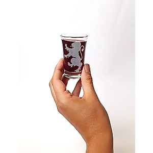 Lion Rampant Shot Glass - Free Personalized Engraving