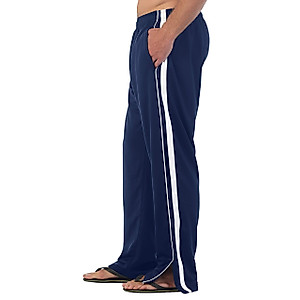 Gioberti Mens Athletic Track Pants, Navy, X Large
