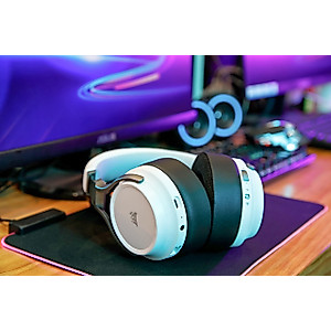 WC Freeze Virtuoso - Hybrid Fabric Cooling Gel Replacement Earpads for Corsair Virtuoso Gaming Headset, Made by Wicked Cushions, Improved Durability, Thickness and Sound Isolation | Black